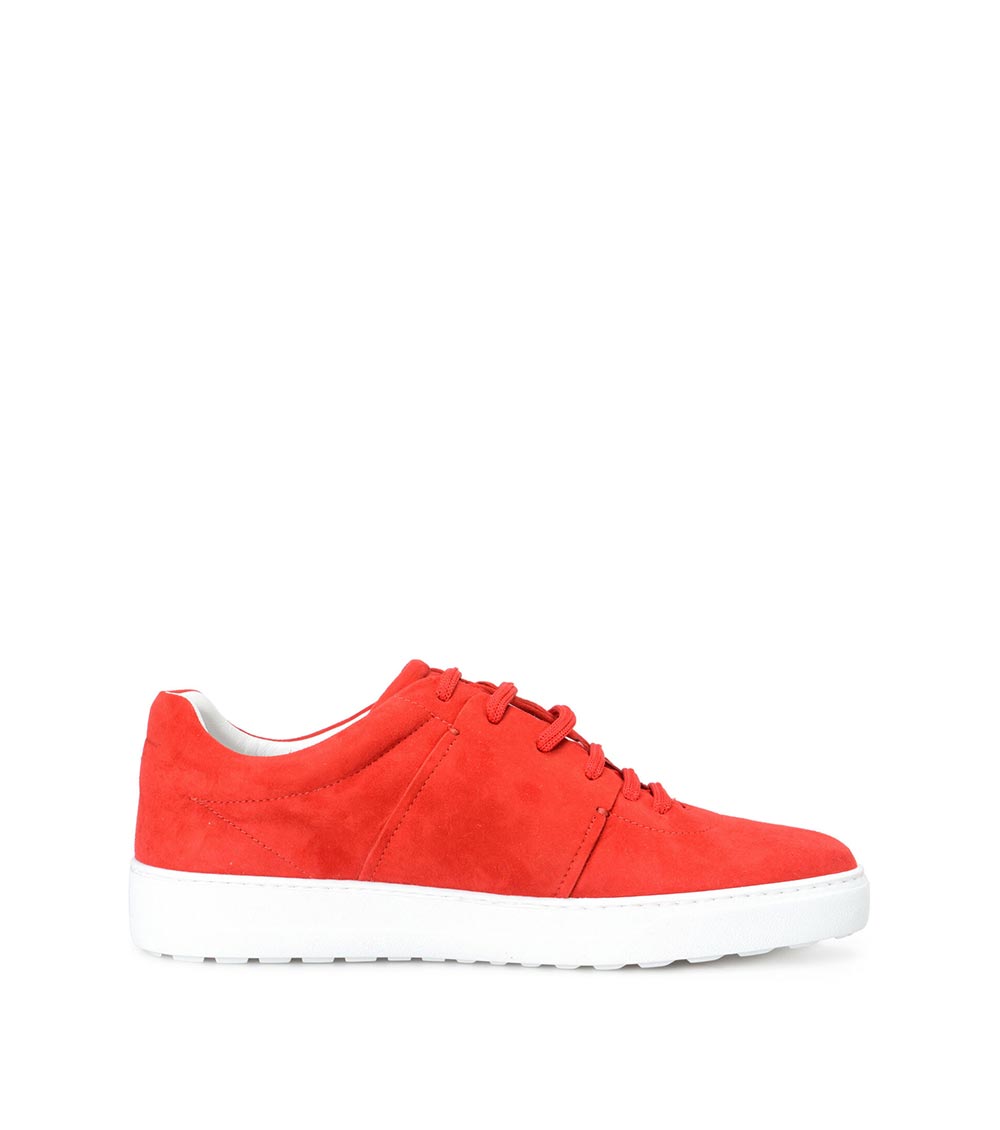 Ferragamo Red Fasano Logo Sneakers for Women Online India at Darveys.com