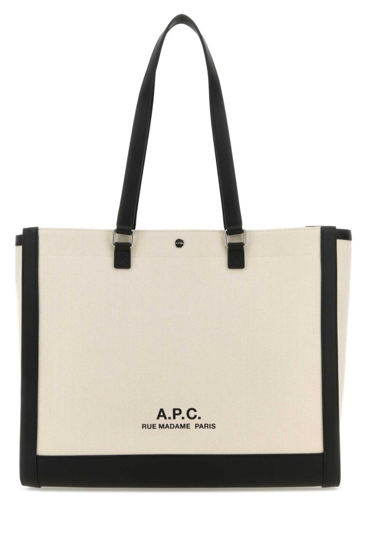 Apc White Camille 2.0 Canvas Tote Bag | ModeSens
