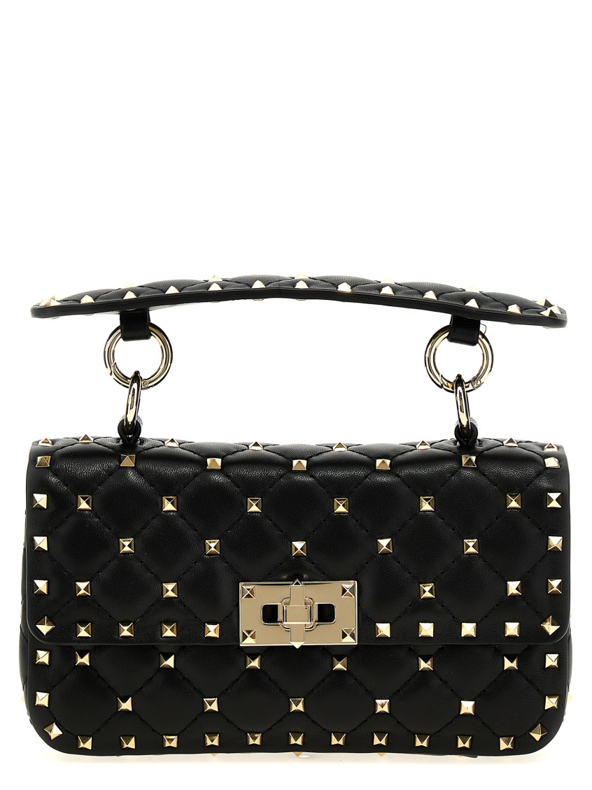 Valentino Garavani Rockstud Spike Quilted Chain Strap Shoulder Bag In ...