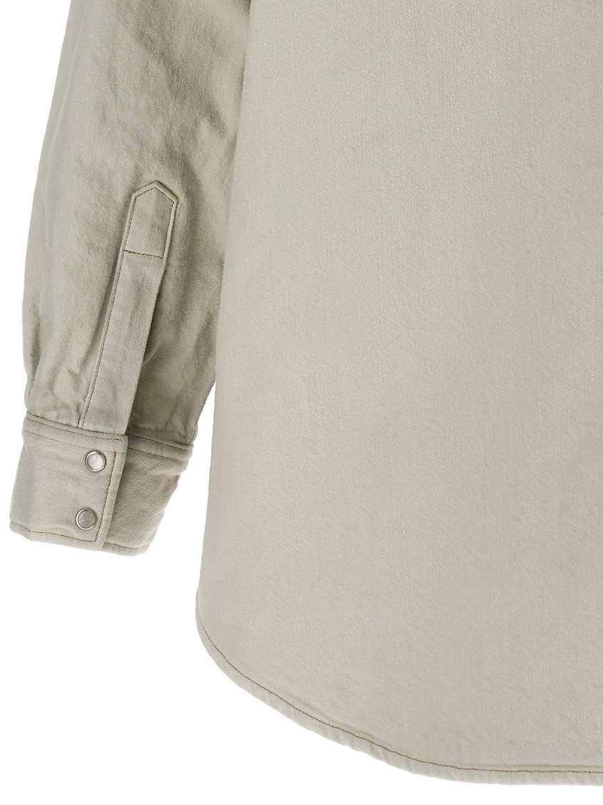 Maison Margiela White Padded overshirt for Women Online USA Maison Margiela White Padded overshirt for Women Online USA