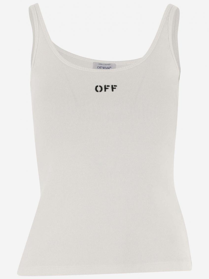 Off White White TANK TOP for Women Online USA at Darveys