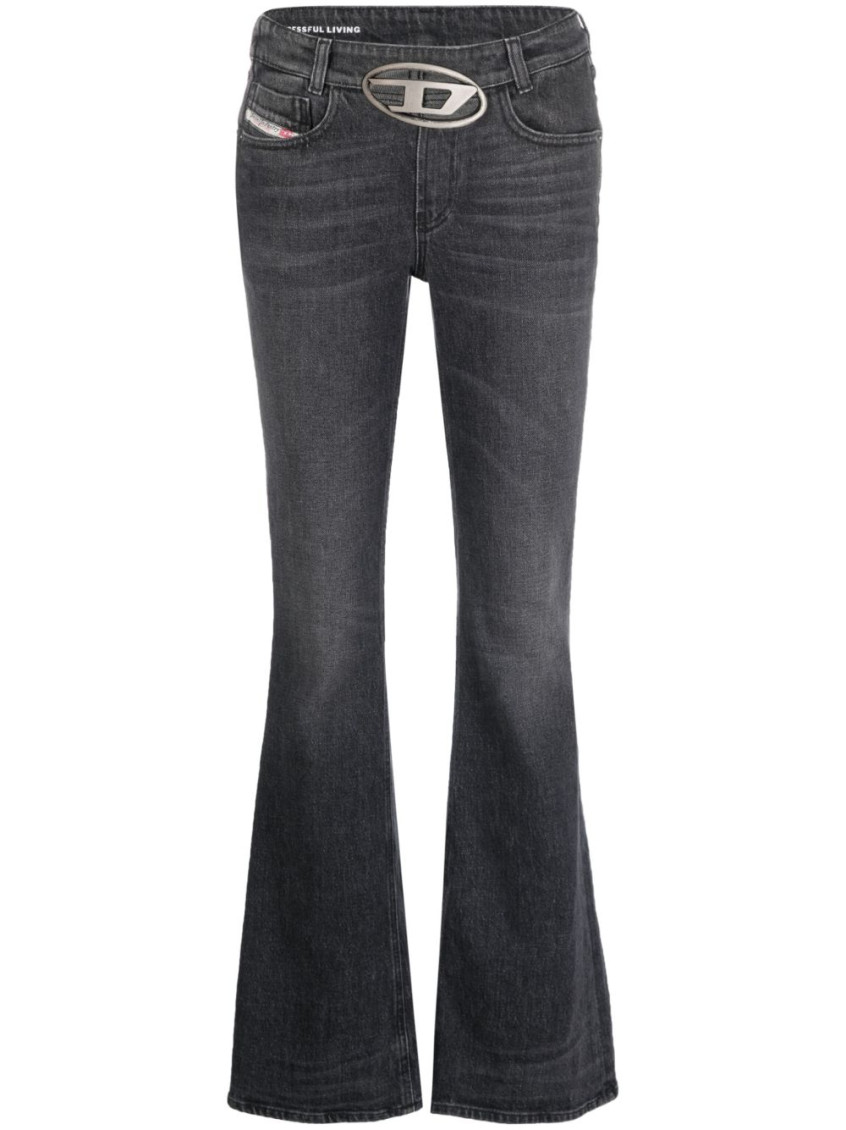 Diesel 1969 D-ebbey 0ckah Bootcut Jeans In Black | ModeSens