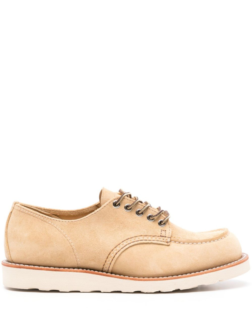Red Wing Shoes Beige Suede Dress Shoes | ModeSens