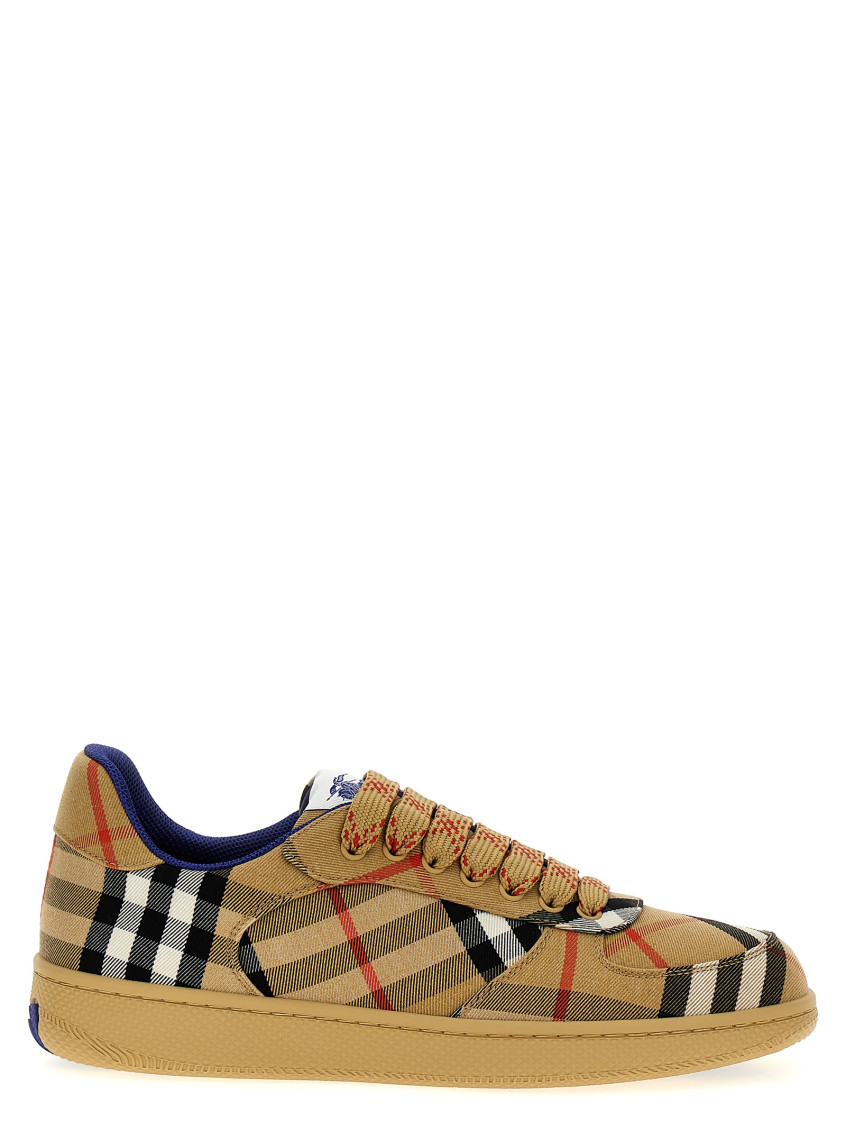 Burberry Beige Terrace Check Sneakers for Men Online USA at Darveys